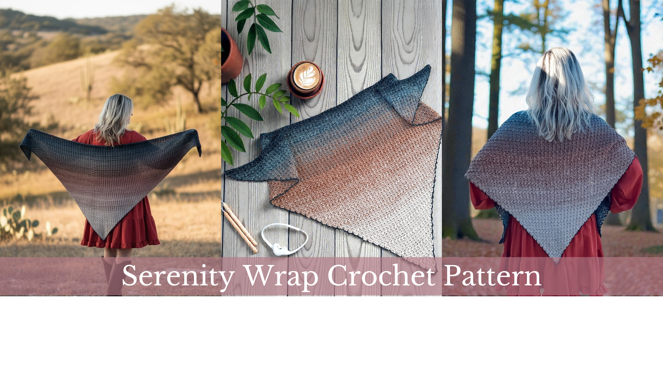 Serenity Wrap Crochet Pattern | Rena'sThreadandCrafts