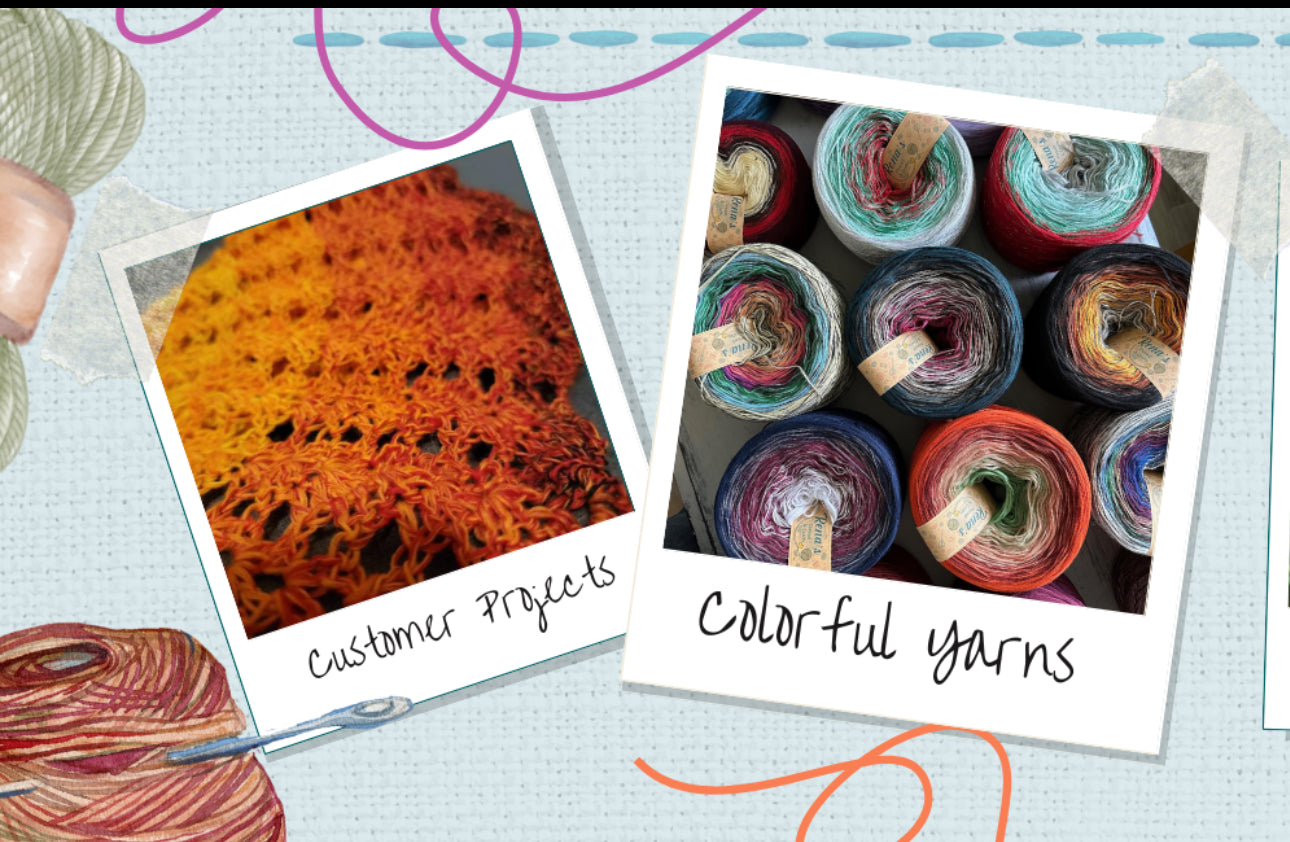 Rena's Thread And Crafts | Gradient Yarn and Handmade Treasures